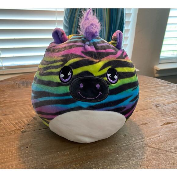 Squishmallows | Toys | Squishmallows Scented Ravalia Rainbow Zebra ...